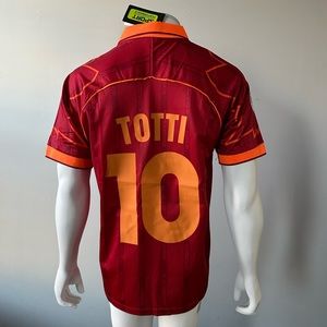 Diadora | Shirts | Francesco Totti As Roma New Mens Retro Vintage ...